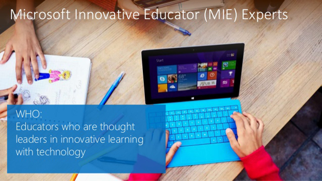 Microsoft Innovative Educator Experts 2017-2018 — InfoCom